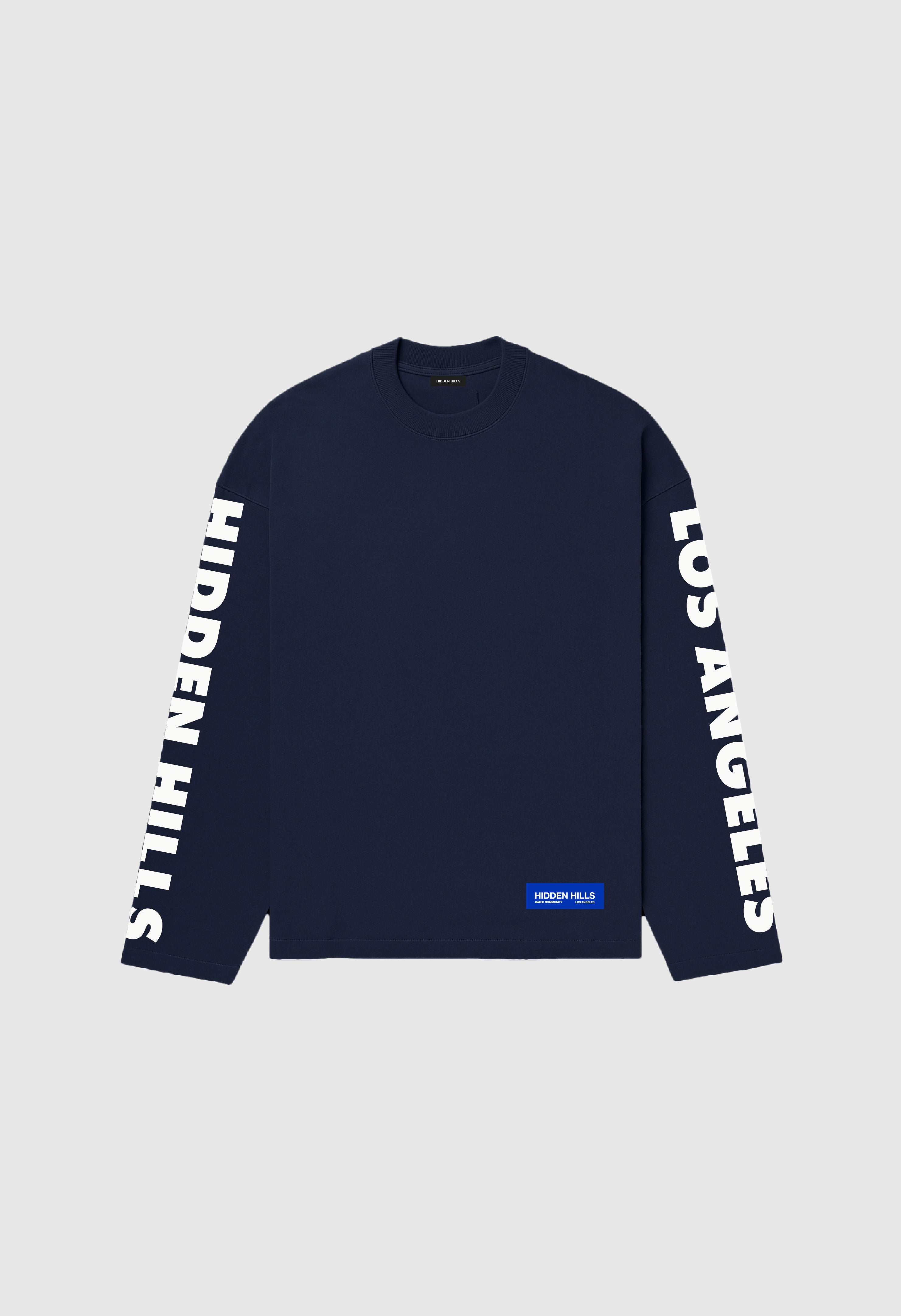 LONGSLEEVE T-SHIRT NAVY - Hidden Hills